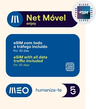 Cartões pré-pagos - Cartões eSIM e SIM | Loja Online MEO