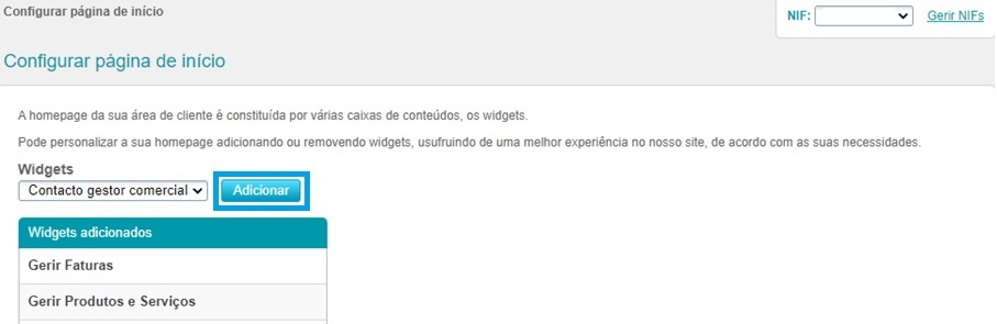 Área de Cliente - Ajuda MEO